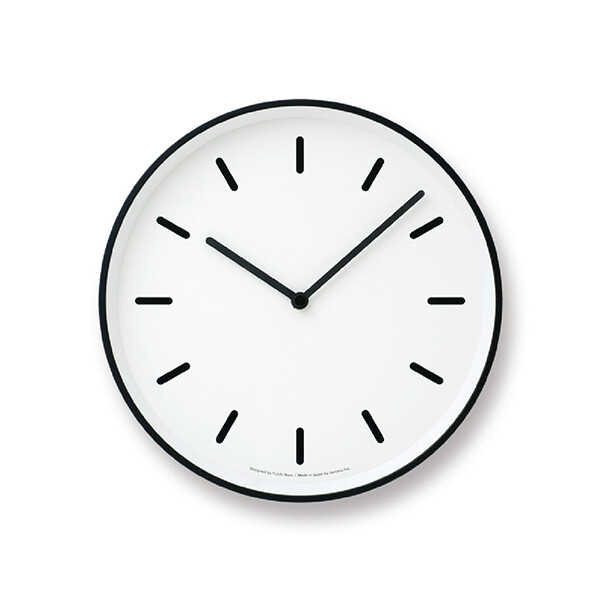 Lemnos Wall Clock Analog Monoclock White MONO Clock Lemnos Wall Clock ...