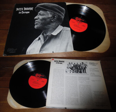 ALEX MOORE - In Europe LP ORG US Arhoolie Rec. 70' Piano Blues | eBay