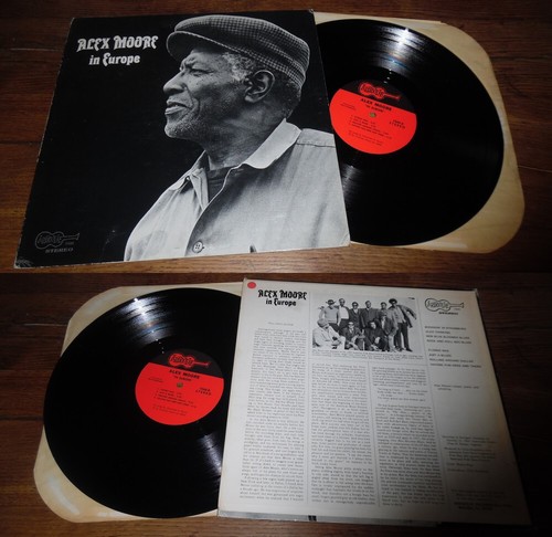 ALEX MOORE - In Europe LP ORG US Arhoolie Rec. 70' Piano Blues | eBay