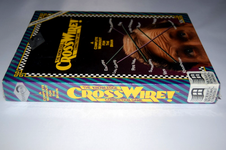 Vintage The Knowledge CrossWire Connection Box Game 1993 / SEALED BOX ...