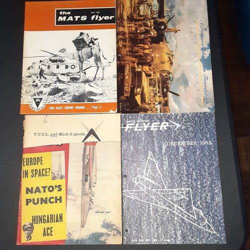 Vintage Aviation Airplane Lit Lot: PAC Flyer, RAF Flying Review, MATS ...