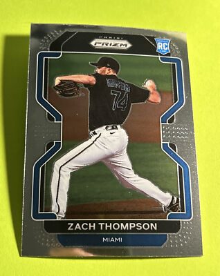 2022 Panini Prizm Tier 2 Zach Thompson Rookie RC #159 Miami Marlins MLB ...