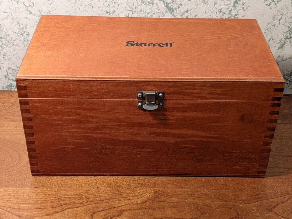 STARRETT 0-6 Inch MICROMETER SET NO 436XFL & 436XRL CARBIDE FACES ...