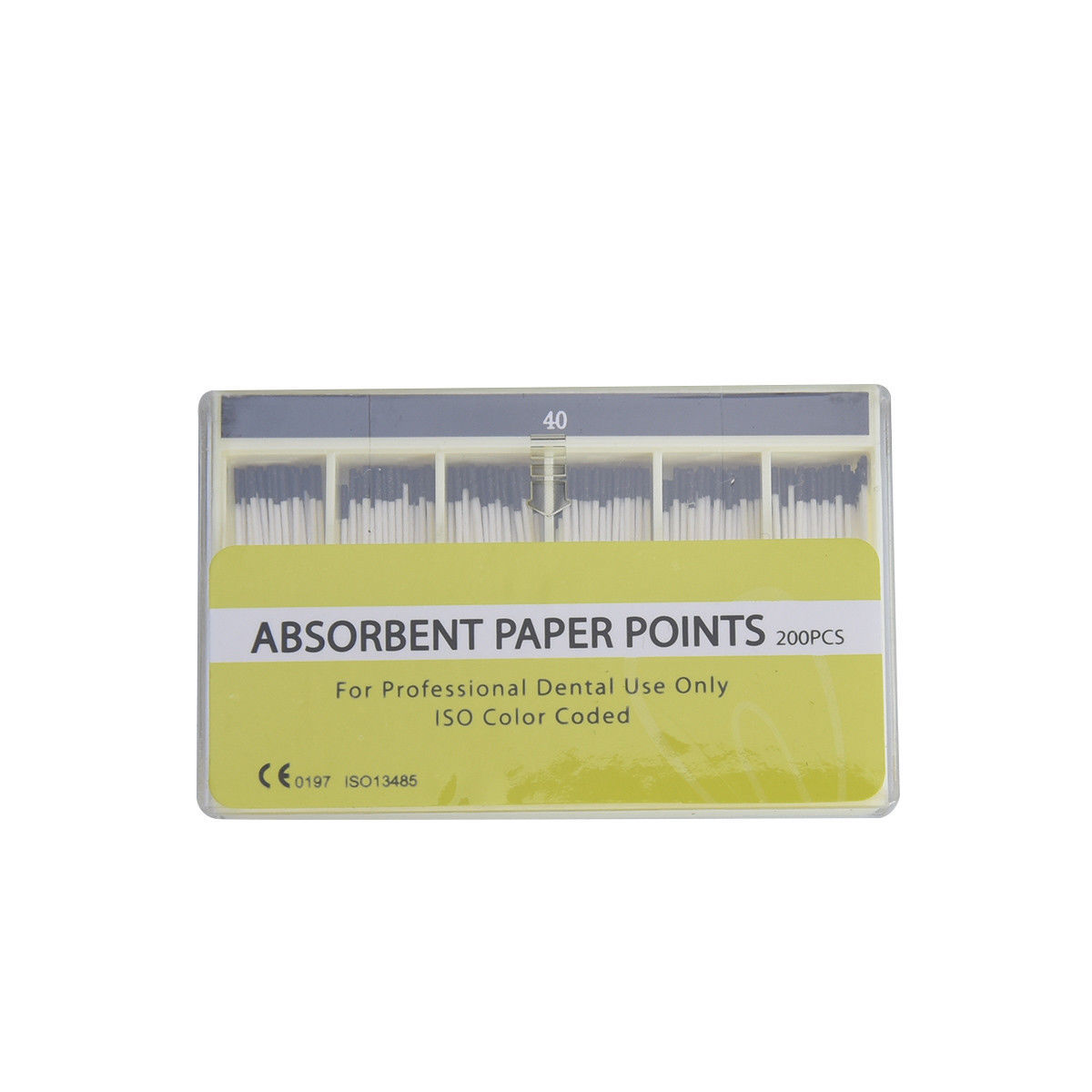 200 Pcs/Pack Dental Material Absorbent Paper Points Sterile For Dentist ...