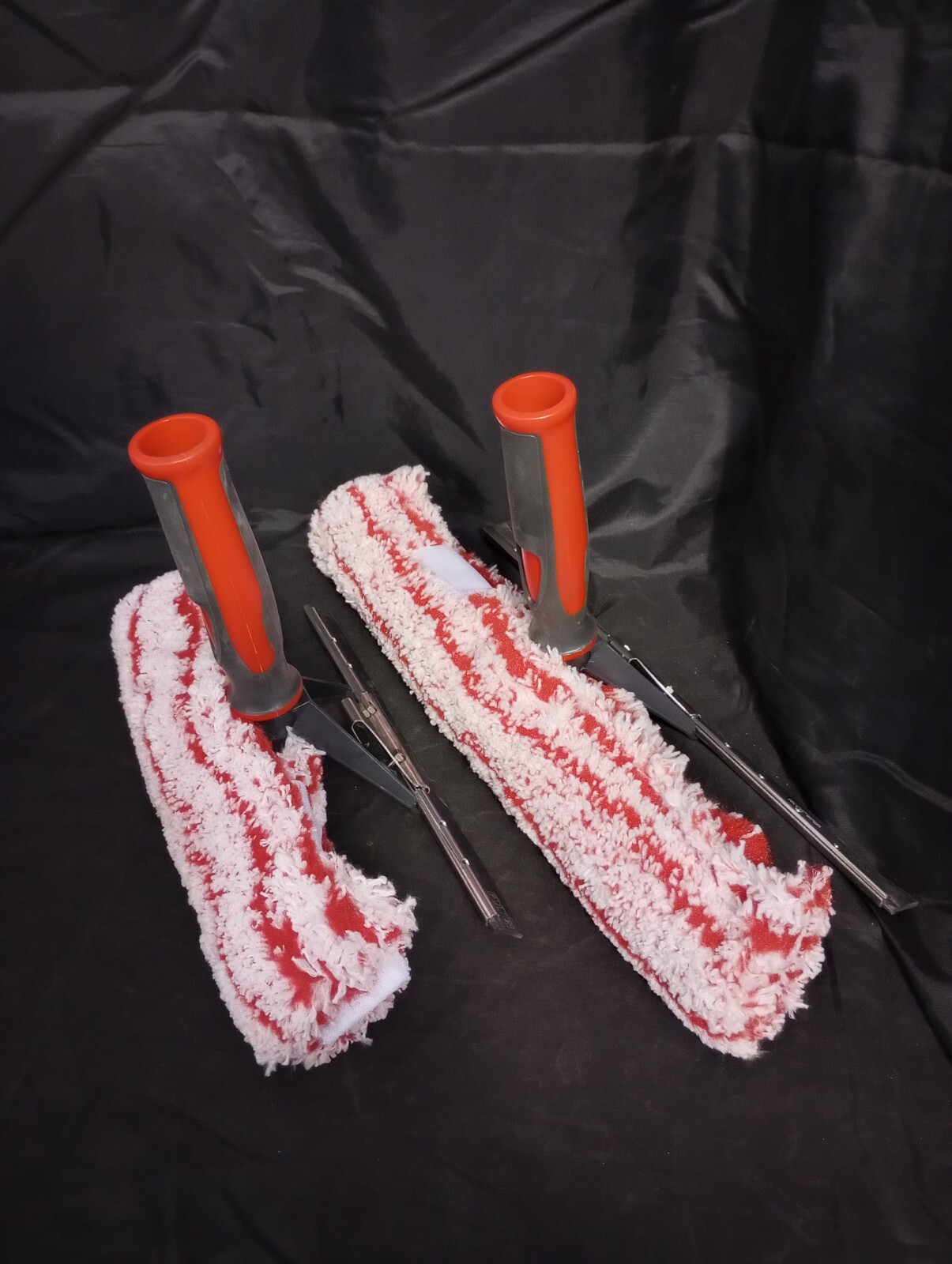 (2) Pulex Window Cleaning Brush w/ Squeegees TechnoDuo 10" & 14" Lot of ...