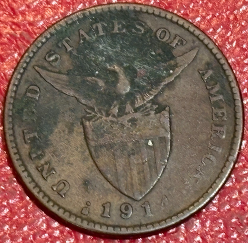 VINTAGE 1914 S US / PHILIPPINES ONE CENTAVO COIN-JAN117 | eBay