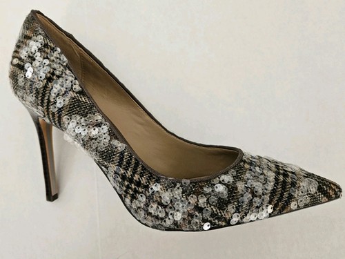 Sam Edelman Hazel Stiletto RIGHT SHOE ONLY Grey Tweed With Sequins Sz 7 ...