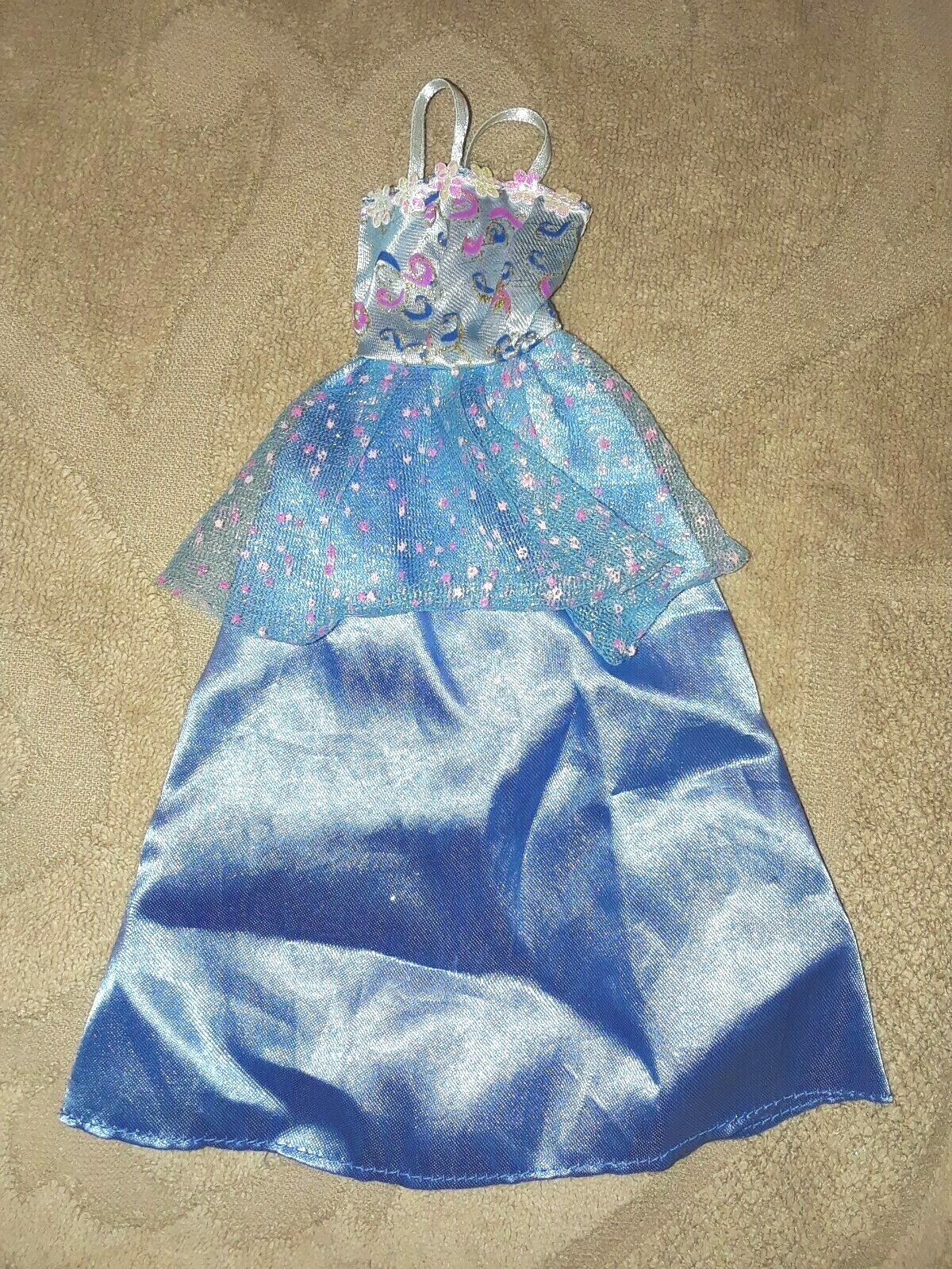 Barbie Doll Blue Dress Evening Gown Outfit | eBay