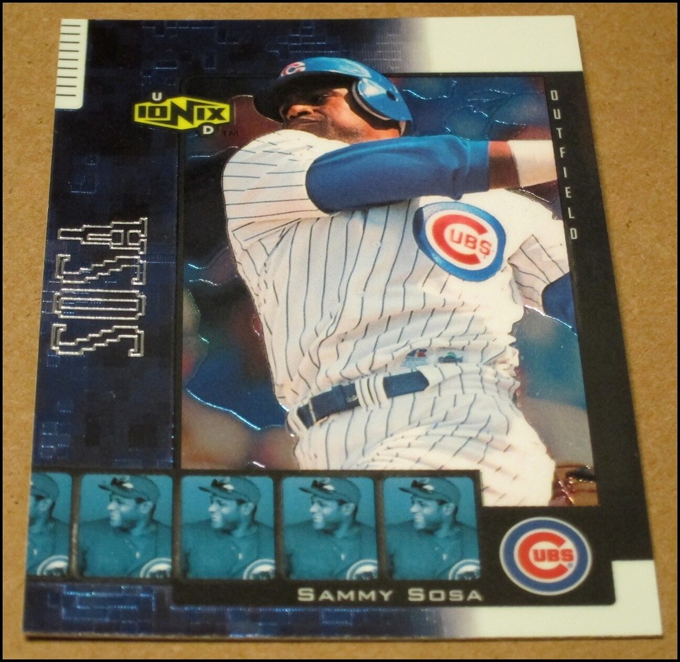 2000 Upper Deck Ionix Sammy Sosa Baseball Card #16 Chicago Cubs NRMT UD ...