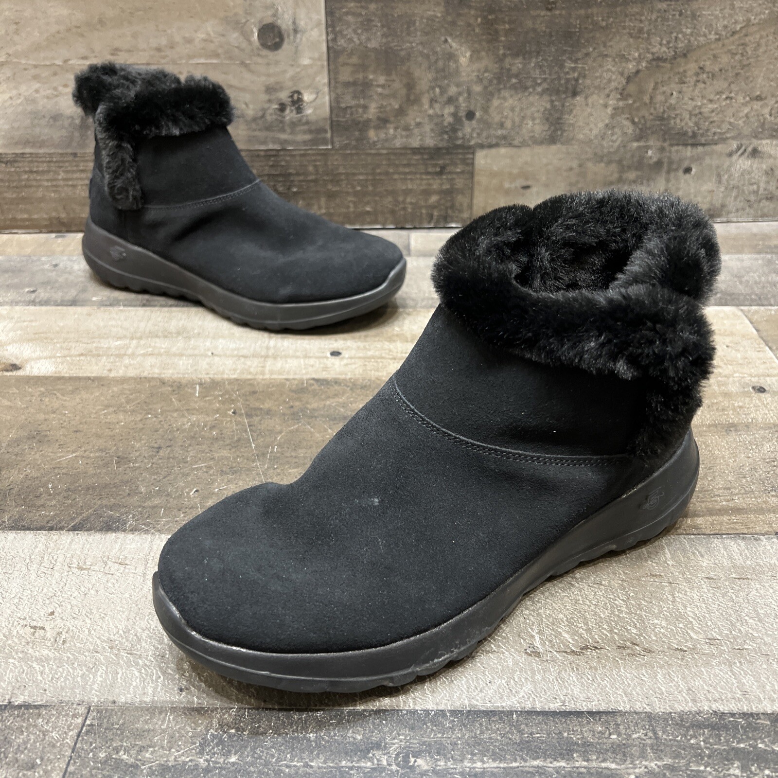 Skechers Goga Mat Gen 5 Air Cooled Womens Black Suede… - Gem