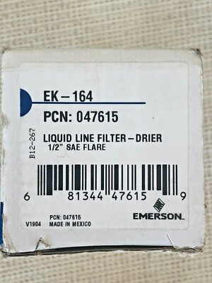 *NEW* EMERSON EK-164, LIQUID LINE FILTER DRIER Free Shipping! | eBay