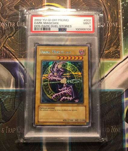 * DARK MAGICIAN * SECRET RARE DDS-002 GRADED PSA 9 MINT CONDITION 2002 YUGIOH! | eBay