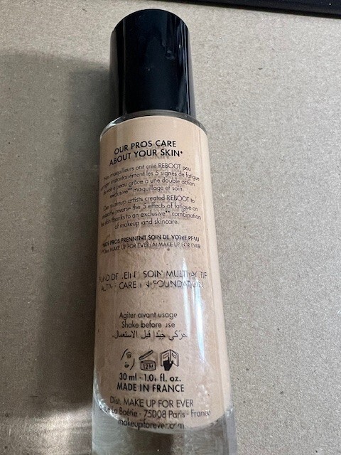 Make Up For Ever Foundation 1.01 Fl Oz Reboot Y225 New No Box Free ...