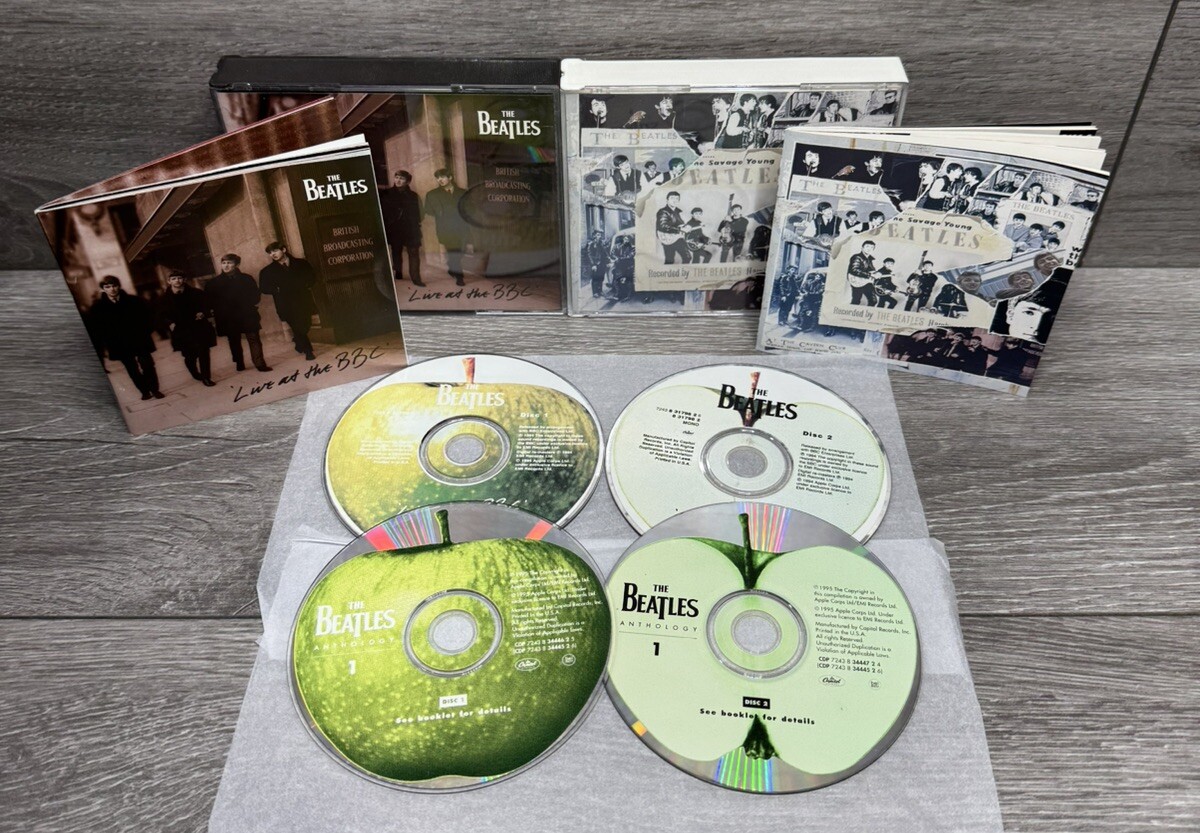 MINT📀 The Beatles Live at the BBC Volume 1 Anthology Complete CIB CD ...
