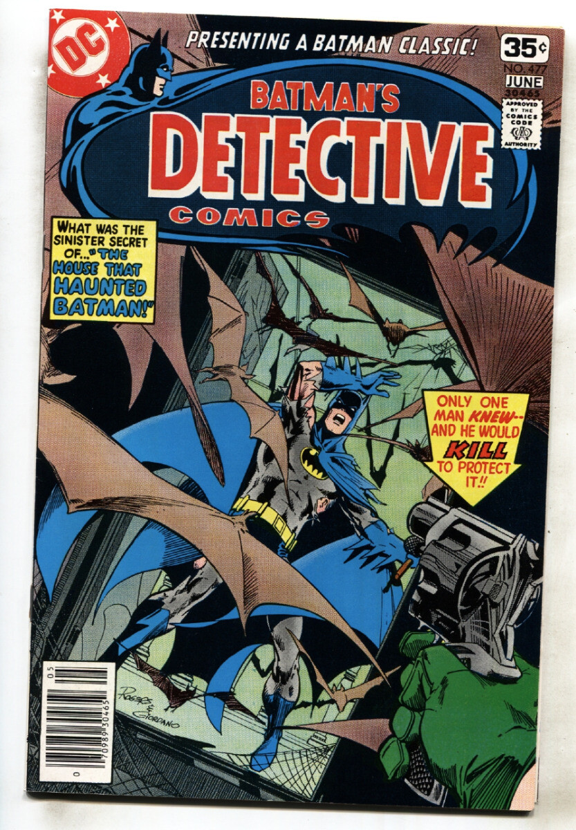 DETECTIVE COMICS #477--Cameo appearance of CLAYFACE (Preston Payne ...