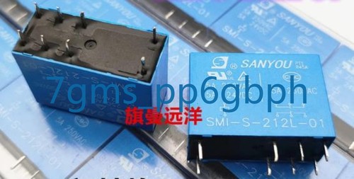 2 PCS NEW SMI-S-212L-01 Sanyou Relay 12VDC 5A 8-pin | eBay