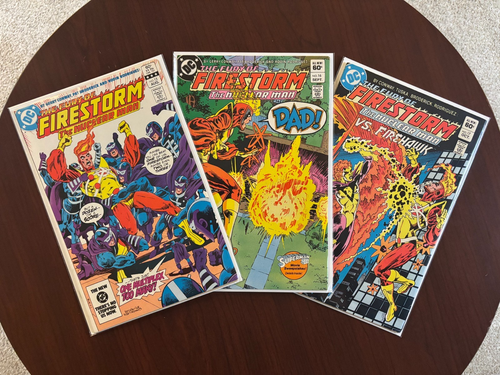 (Lot of 3 Comics) Fury of Firestorm #15 #16 #17 (DC 1983) Firehawk ...