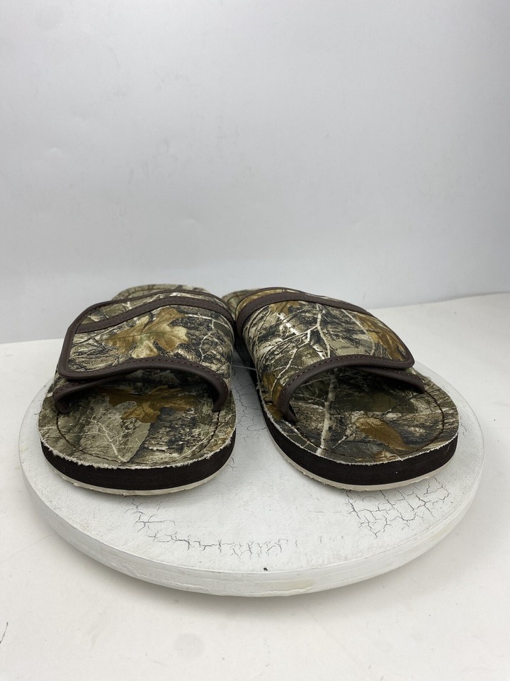 Realtree ~ Camouflage Slip-On Slide Shoes/Slippers Men's L 11/12🍂New ...