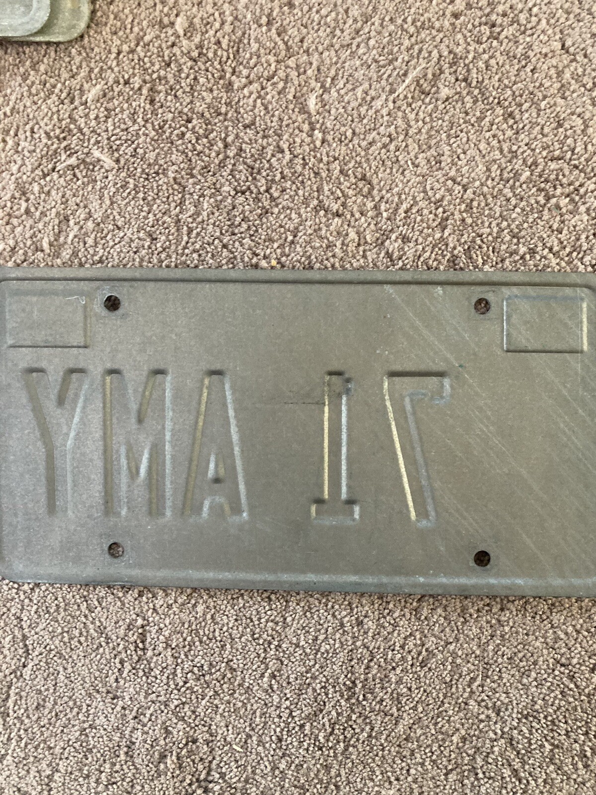 2011 Michigan “World’s Motor Capital” License Plate - 71 AMY - Rustic ...