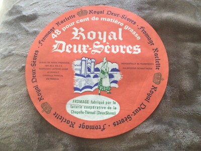 Etiquette Fromage Montagne Raclette Royal Deux Sevres French Cheese ...