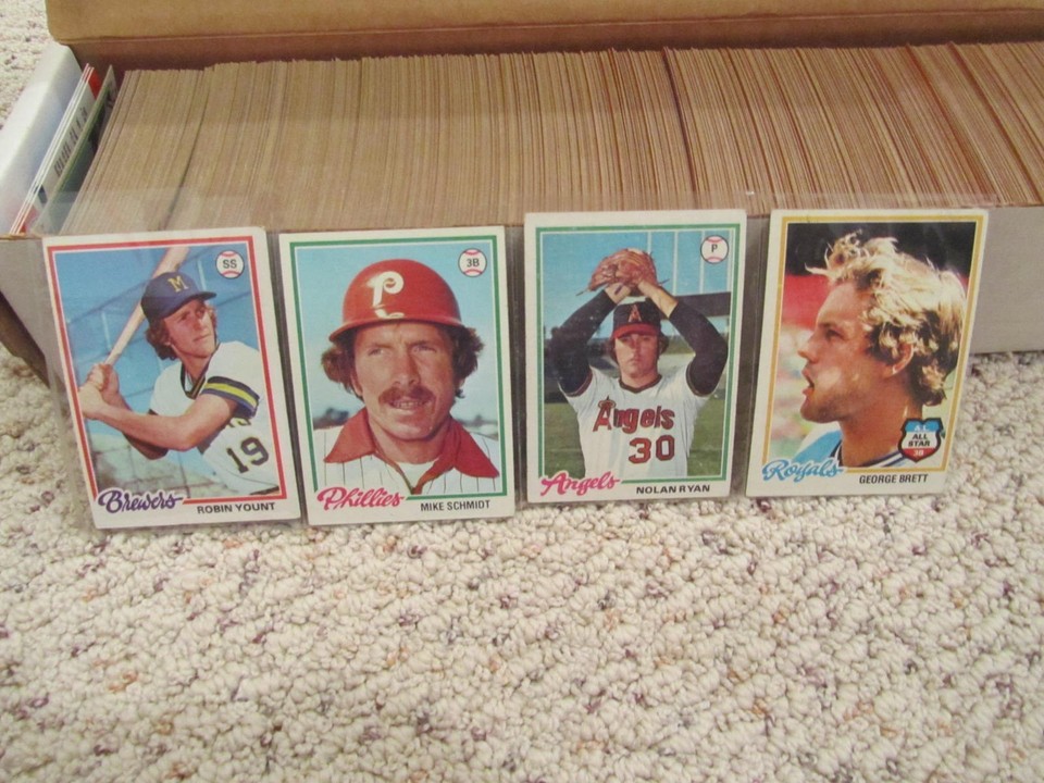 1978 Topps Baseball Complete Set #1-726 Eddie Murray Molitor RC Nolan ...