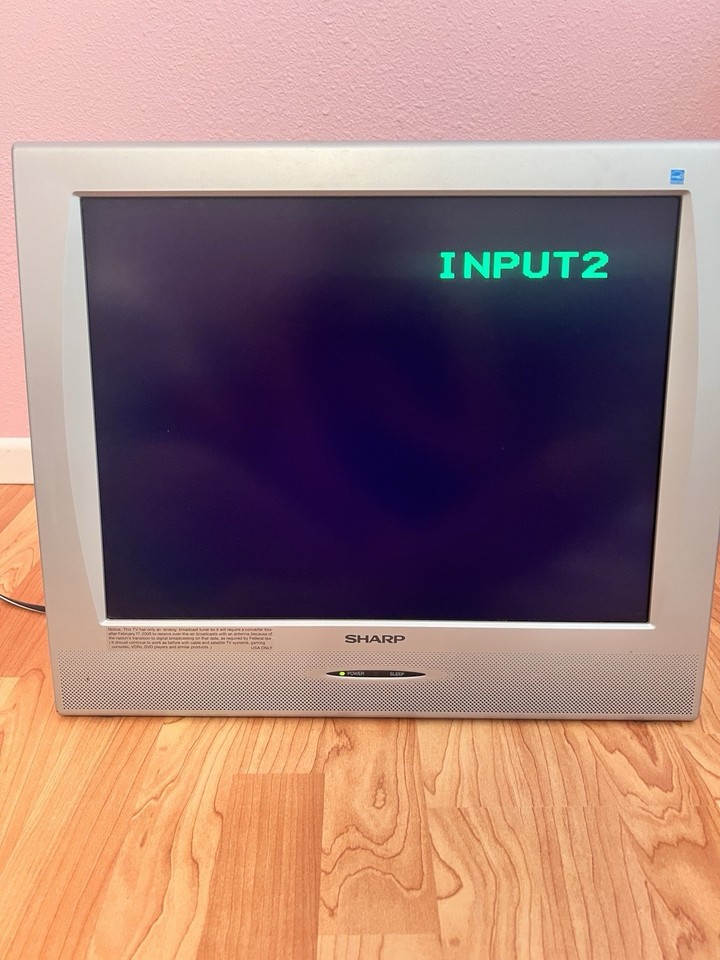 Sharp - Liquid Crystal TV- Retro gaming TV - Vintage Working TV -MODEL ...