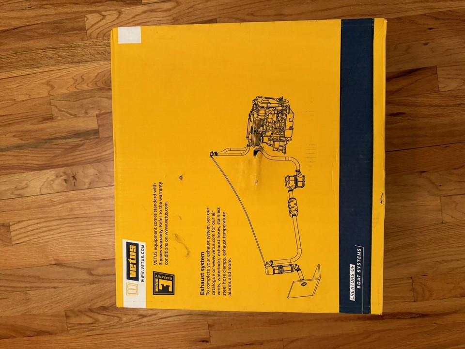 Vetus NLP75 Waterlock Muffler 75mm for Boat Yacht Engine | NLP75