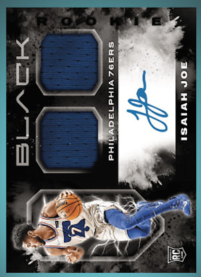 Panini NBA Dunk 2020-21 Black Dual RPA Rookie Isaiah Joe Auto Patch ...