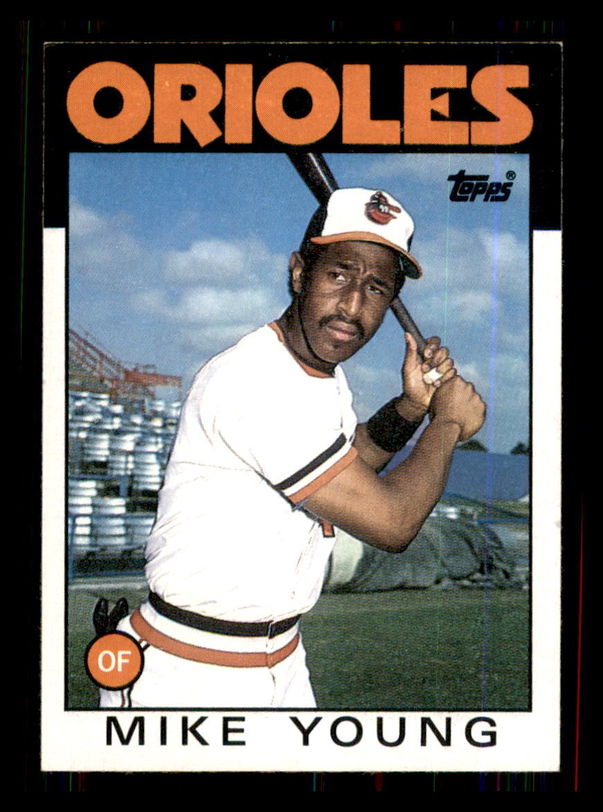 1986 BASEBALL 1986 Topps Mike Young Baltimore Orioles #548 1 | eBay