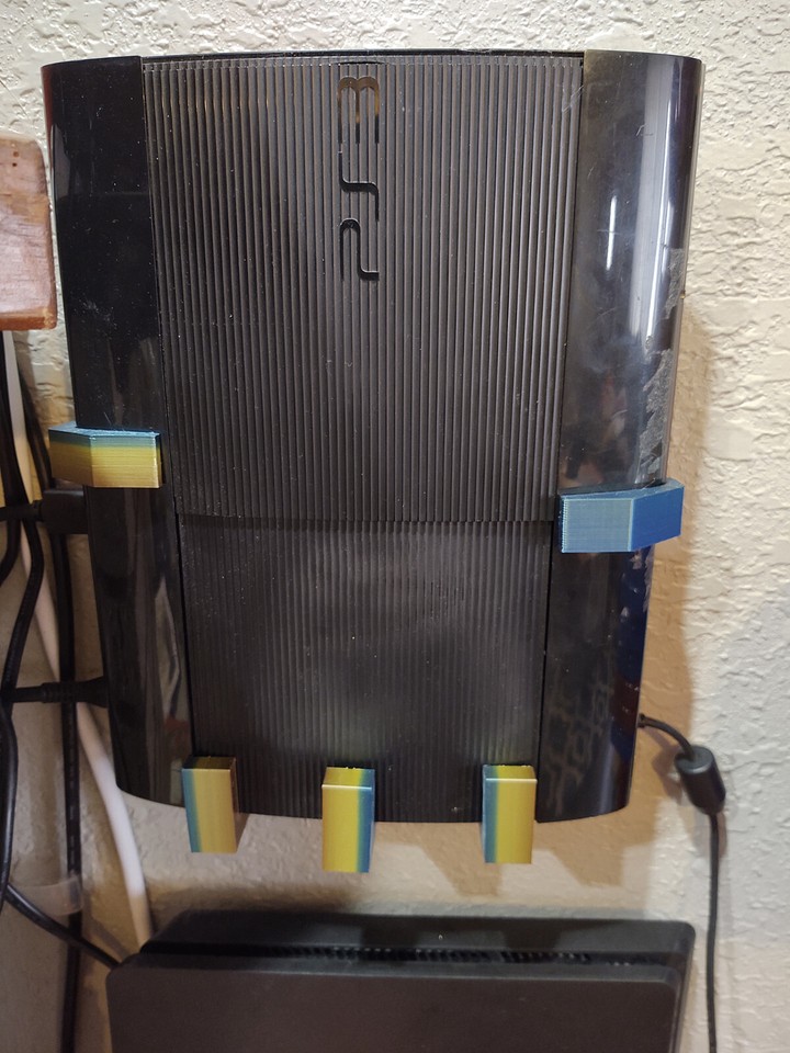 Sony PlayStation 3 Super Slim Console Wall Mount Stand Mountable PS3 ...