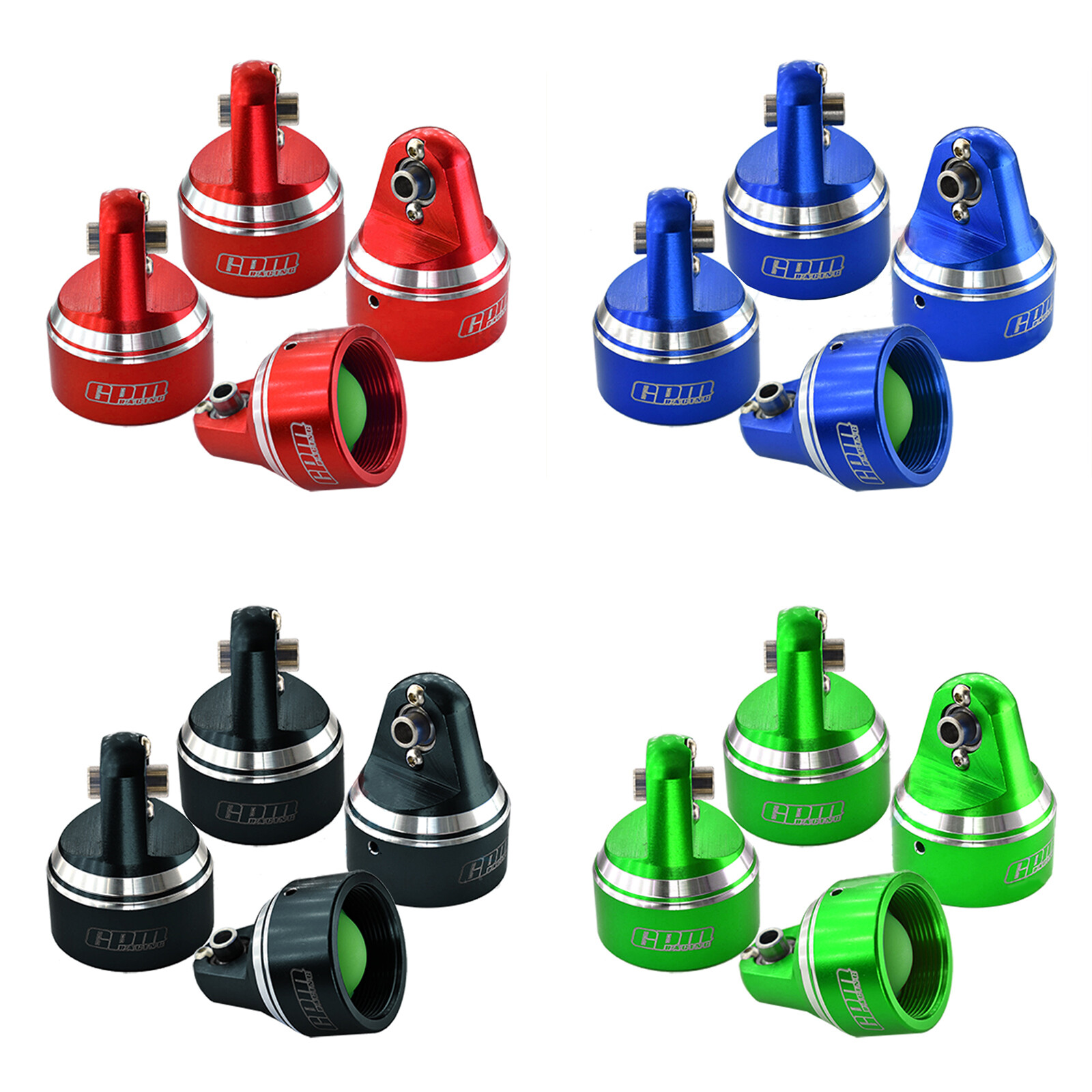 CNC Aluminum Shock Absorber Cap Cover For TRAXXAS 1/5 X-MAXX 6S/8S RC ...