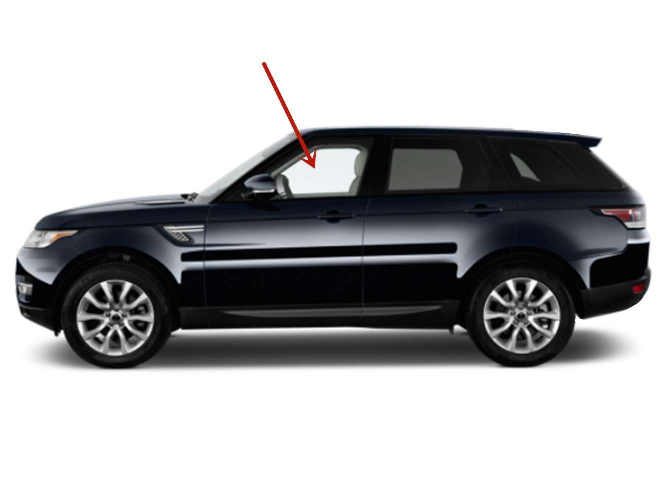 Fits 14-22 Land Rover Range Rover Sport Driver Side Front Door Window ...