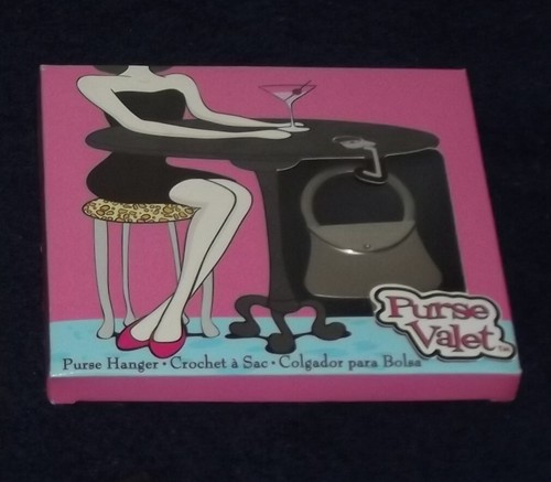 Kate Aspen Purse Hanger Valet Table Handbag Holder Hook Keeps Off Floor ...