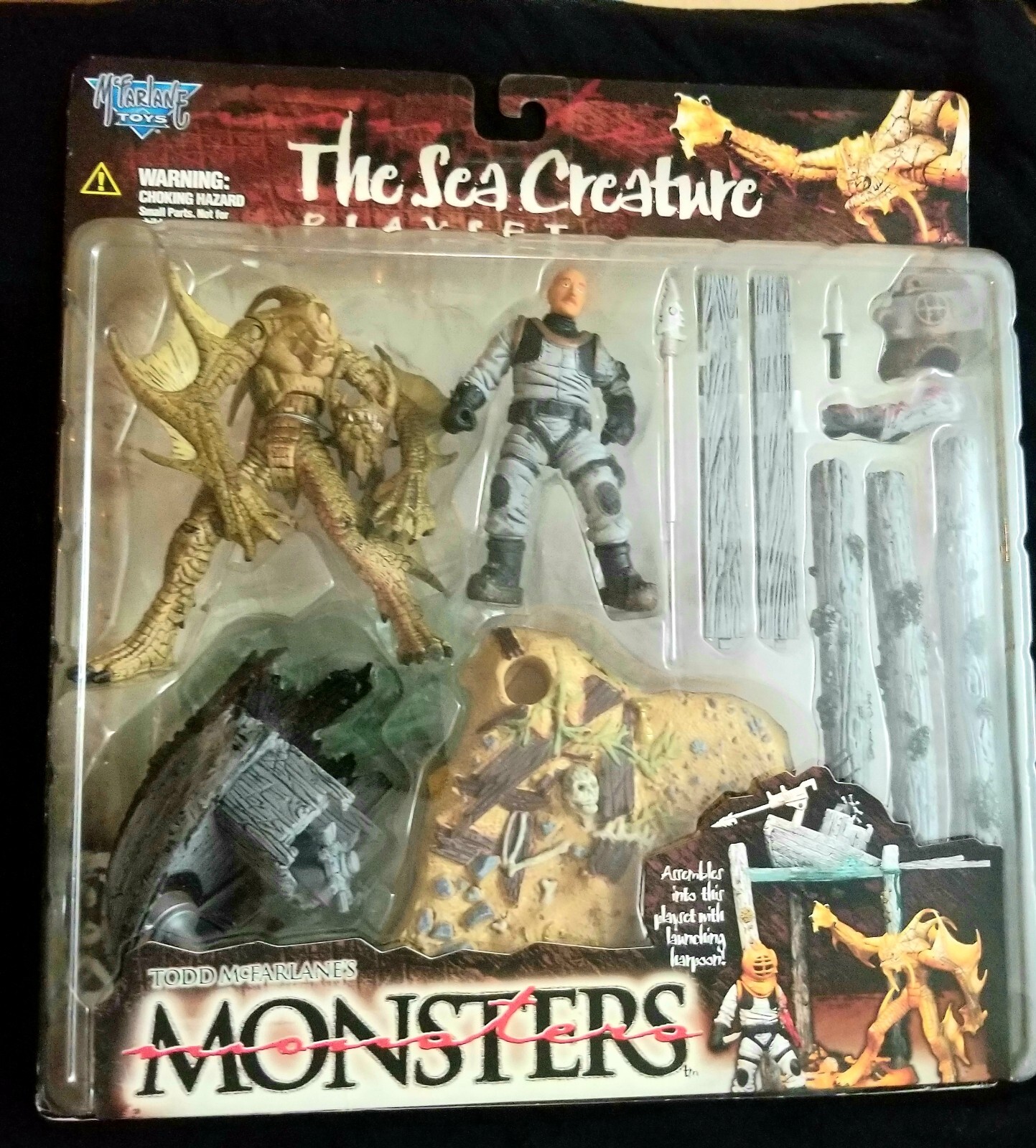 VTG McFarlane Toys Monsters Series 2 The Sea Creature Swamp Action ...