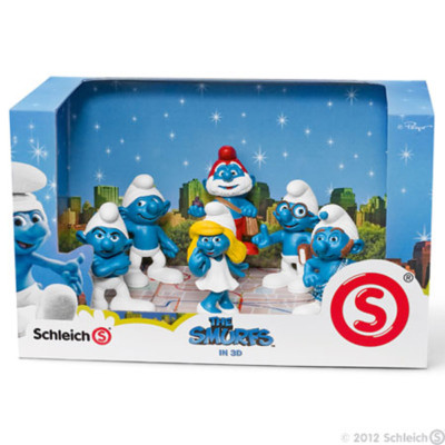 NEW SCHLEICH 41260 Smurf Movie Set - 6 pieces - Scenery Pack Smurfs ...