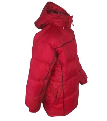 Authentic Urban Life Hooded Down Puffer Jacket Mens Outwear Coat Red S ...