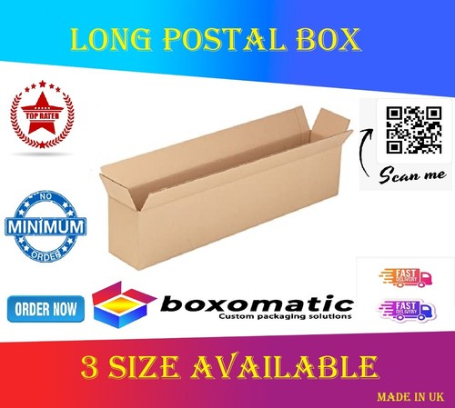 LONG Single/Double Wall Cardboard Packing Posting Shipping Box POSTAL ...
