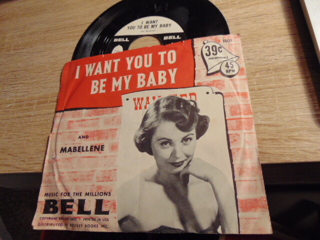 SY OLIVER BELL 45RPM RECORD 1101 + PICTURE SLEEVE MABELLENE | eBay