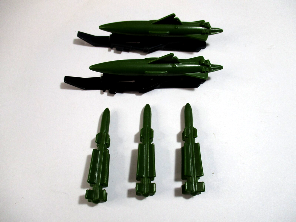 Vintage GI Joe 1985 Tiger Cat Green Torpedo Missiles & Ski Weapon ...