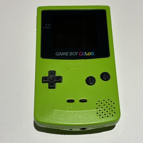 1998 Nintendo Kiwi Green Gameboy Color Handheld Console - Tested ...