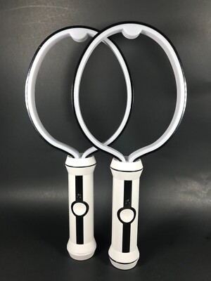 Space Ping Pong Sharper Image Virtual LED Table Tennis Racquets | eBay