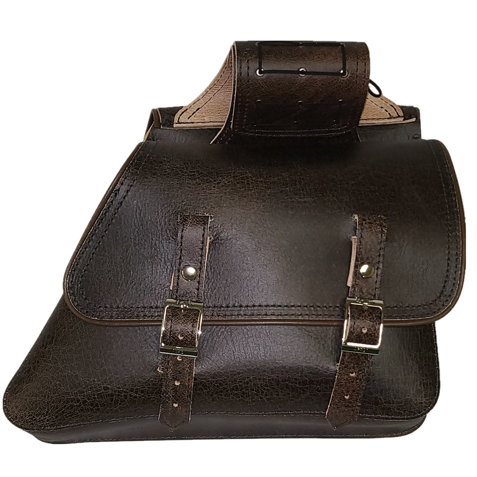 Universal MotorThrow Over Panniers Saddle Bag Set Fit For Harley Brown ...