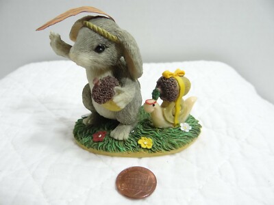 Charming Tails Indi Imposter Bunny Rabbit Figurine Snail 87/446 ...