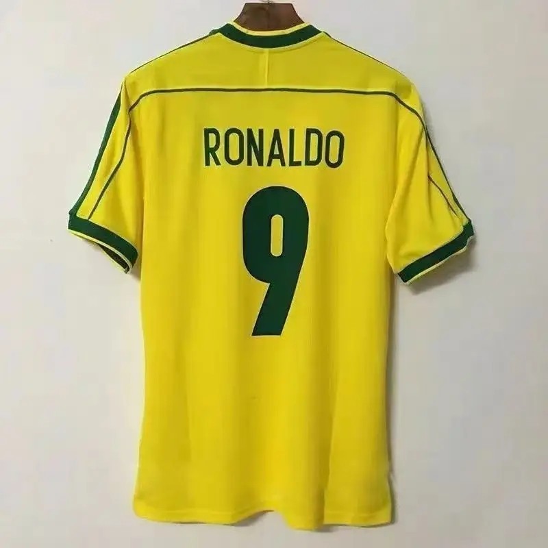 Ronaldo R9 Retro Brazil Shirt - All Adult Sizes | eBay UK