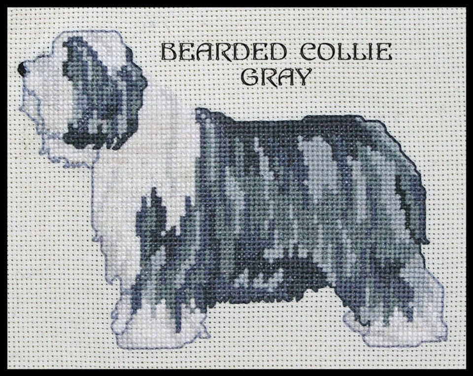 COLLIE, BEARDED & BORDER COUNTED CROSS STITCH PATTERNS | eBay