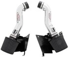 AEM Polished Dual Inlet Cold Air Intakes w/ Heat Shields for Nissan ...