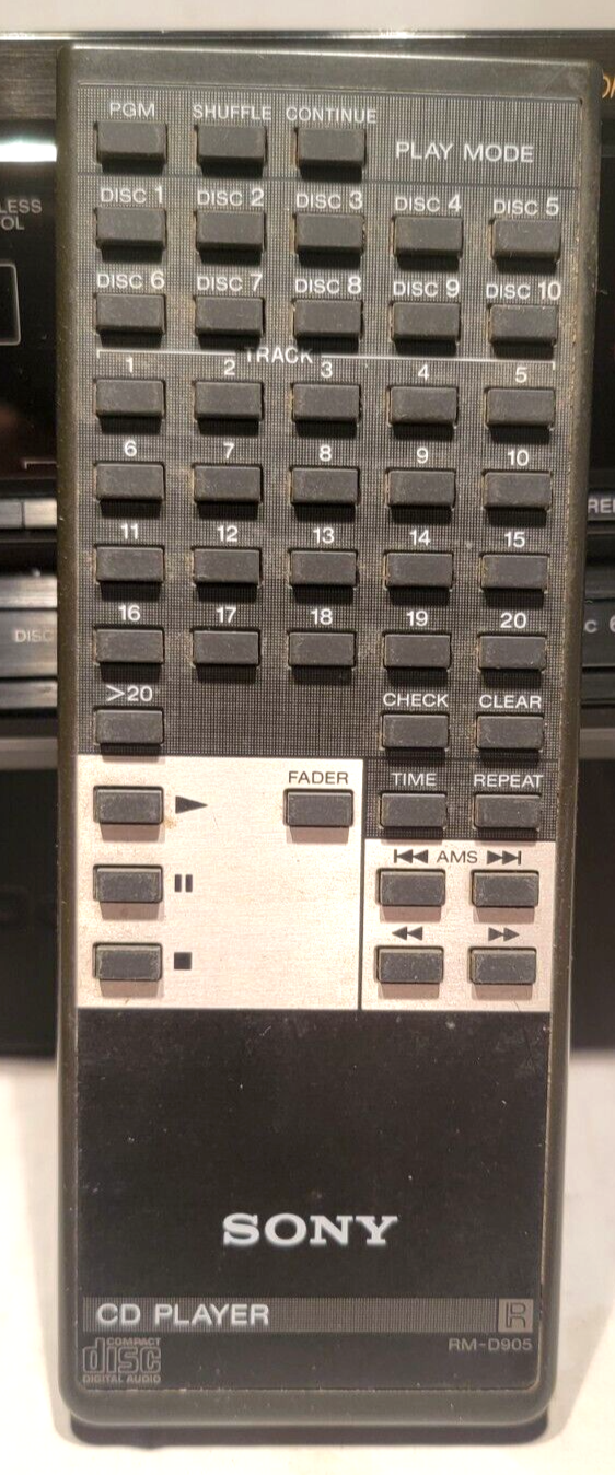 Sony CDP-C900 10 (yes ten) Disc CD Changer Jukebox Music Stereo HiFi w ...