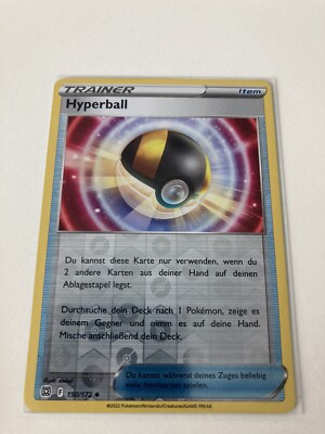 Pokemon Karte Hyperball 150/172 Reverse Holo Strahlende Sterne | eBay.de