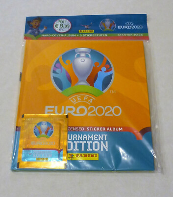 PANINI EM 2020 Hardcover Starter Album + 3 Tüten Tournament Edition ...