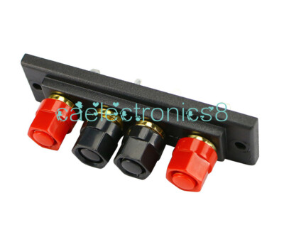 Speaker Amplifier Chassis Terminal Output Four-Position Terminal ...